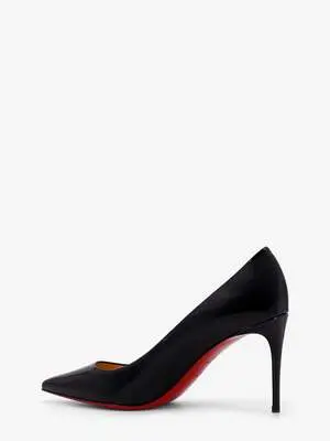 CHRISTIAN LOUBOUTIN Kate Patent Leather Decollete Pumps - Black