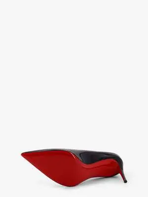 CHRISTIAN LOUBOUTIN Kate Patent Leather Decollete Pumps - Black