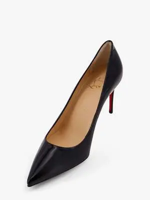 CHRISTIAN LOUBOUTIN Kate Patent Leather Decollete Pumps - Black