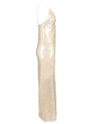 FORTE_FORTE Liquid Sequins Slip Dress