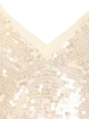 FORTE_FORTE Liquid Sequins Slip Dress