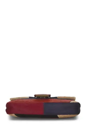 Fendi Multicolor Pony Hair Baguette