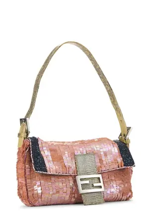 Fendi Sequin Baguette Shoulder Bag - Multi