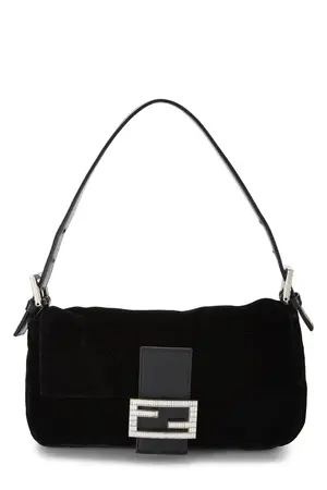 Fendi Baguette Shoulder Bag - Black
