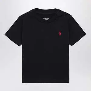 Polo Ralph Lauren Crew-neck Cotton T-shirt With Embroidered Logo - Blue