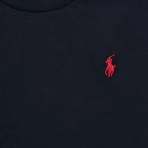 Polo Ralph Lauren Crew-neck Cotton T-shirt With Embroidered Logo - Blue