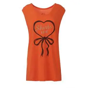 CONQUISTA Oversize Print Tee - Orange