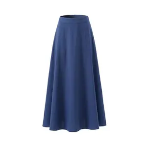 Yumi Kim Juki Navy Linen Skirt - Blue