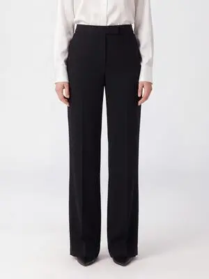 PAROSH P.a.r.o.s.h. Mid-rise Cady Straight-leg Trousers - Black