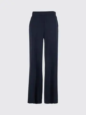 PAROSH P.a.r.o.s.h. Mid-rise Cady Straight-leg Trousers - Blue