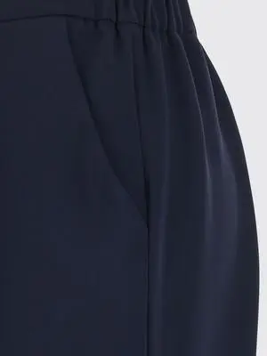 PAROSH P.a.r.o.s.h. Mid-rise Cady Straight-leg Trousers - Blue