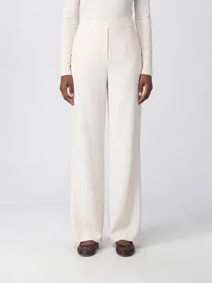 PAROSH P.a.r.o.s.h. Mid-rise Cady Straight-leg Trousers - White