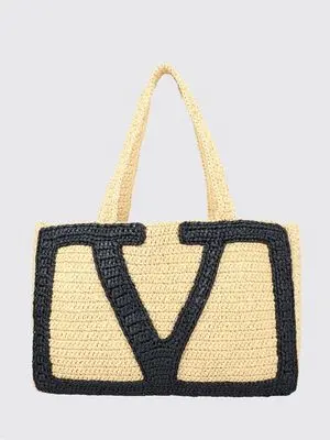 Valentino Garavani Raffia Tote Bag - Natural