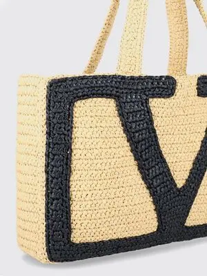 Valentino Garavani Raffia Tote Bag - Natural
