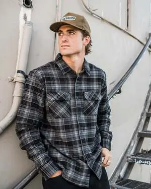 Volcom Johnstone Long Sleeve Shirt - Black