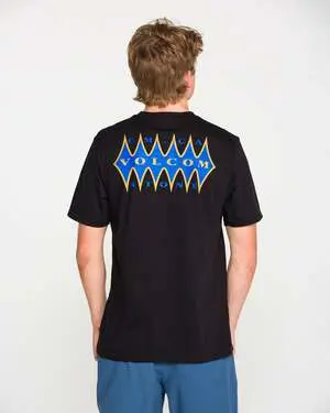 Volcom Smokers Lounge Short Sleeve Tee - Washed Black Heather