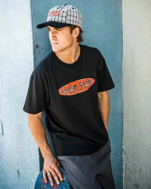 Volcom Scratch Stone Short Sleeve Tee - Black