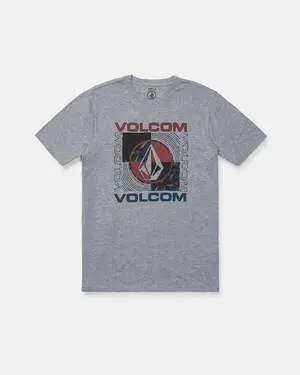 Volcom Filled Out Short Sleeve Tee - Heather Grey