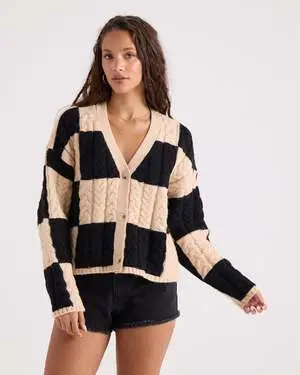 Volcom Check You Sweater - Bone