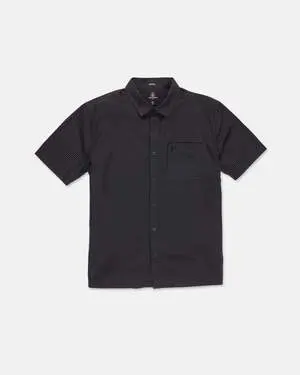 Volcom Glasnow Short Sleeve Shirt - Black