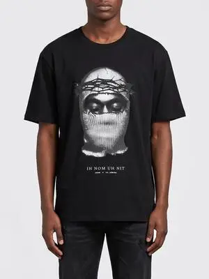 IH NOM UH NIT Printed Cotton T-shirt - Black