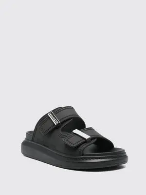 Alexander McQueen Double Strap Rubber Sandals