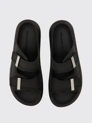 Alexander McQueen Buckled Flat Sandals