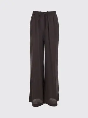 PAROSH P.a.r.o.s.h. High-waisted Silk Palazzo Trousers With Drawstring Waist