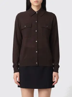 PAROSH P.a.r.o.s.h. Wool, Silk, And Cashmere Blend Cardigan With Patch Pockets