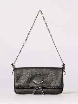 Zadig&Voltaire Rock Grained Leather Pouch - Black