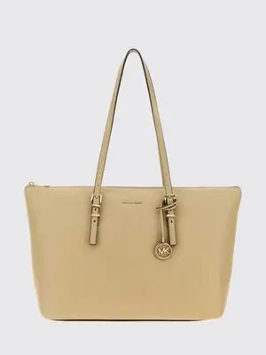 Michael Kors Michael Kors Black Leather Tote Bag Kaki