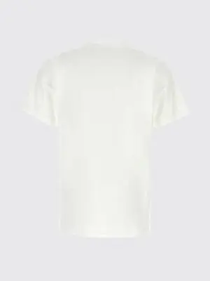 A BATHING APE Cotton Jersey T-shirt With Contrasting Chest Logo - White