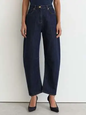 REISS Levitt Barrel-leg Jeans