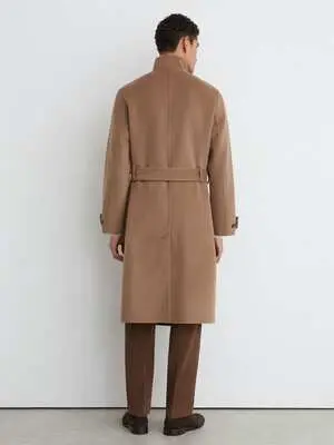 REISS Selation Coat - Camel Brown