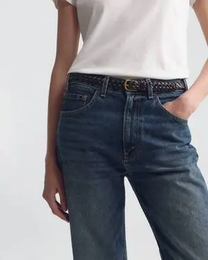 NILI LOTAN Braided Jane Belt