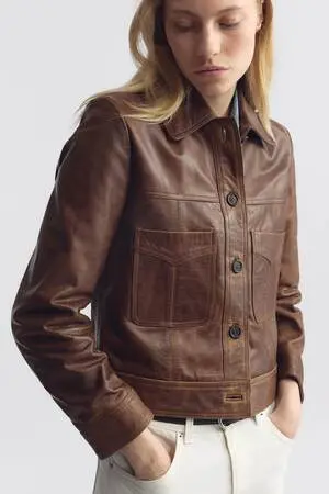 NILI LOTAN Susannah Leather Jacket