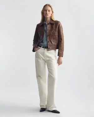 NILI LOTAN Susannah Leather Jacket