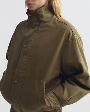 NILI LOTAN Klaire Blouson Cotton Jacket