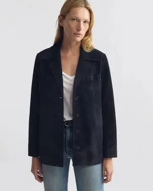 NILI LOTAN Dominic Suede Jacket