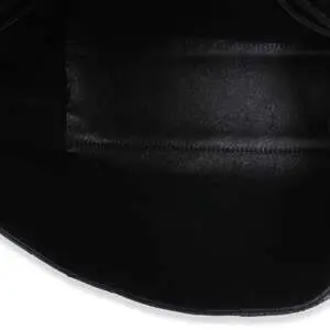 Chanel Vintage 24k Quilted Caviar Top Handle Bag - Black