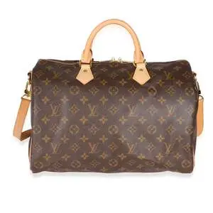 LOUIS VUITTON Monogram Canvas Speedy Bandouliere 35 - Brown