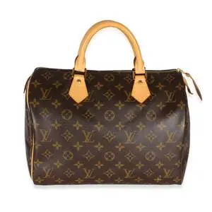 LOUIS VUITTON Monogram Canvas Speedy 30 - Brown