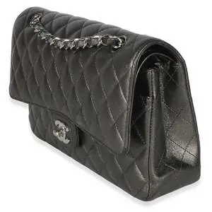 Chanel Quilted Lambskin Classic Double Flap Bag - Metallic