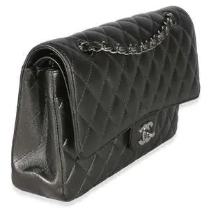 Chanel Quilted Lambskin Classic Double Flap Bag - Metallic