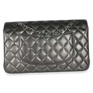 Chanel Quilted Lambskin Classic Double Flap Bag - Metallic