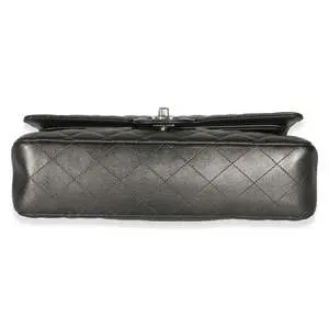Chanel Quilted Lambskin Classic Double Flap Bag - Metallic