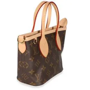 LOUIS VUITTON Monogram Canvas Neverfull Bb Top Handle Bag