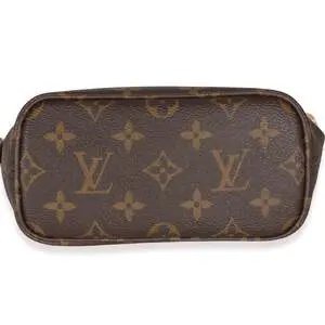 LOUIS VUITTON Monogram Canvas Neverfull Bb Top Handle Bag