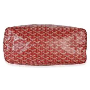 Goyard Coated Canvas Saint Louis Pm Tote Bag - Red