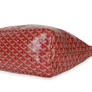 Goyard Coated Canvas Saint Louis Pm Tote Bag - Red